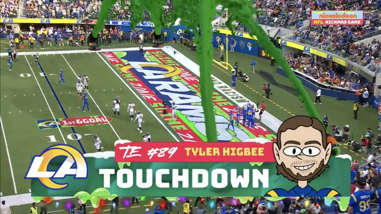 Los Angeles Rams tight end Tyler Higbee is first player in slime-zone ...
