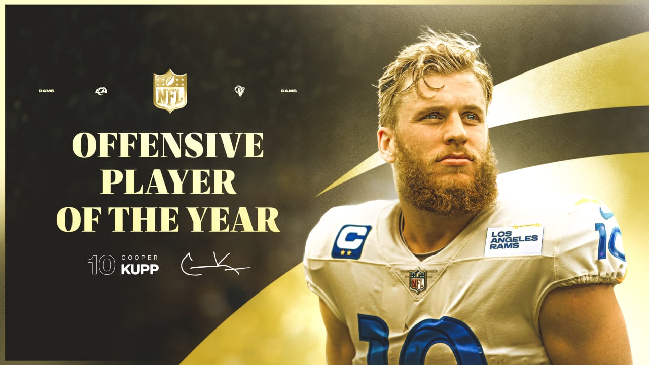 Rams wide receiver Cooper Kupp named 2021 AP Offensive Player of the Year