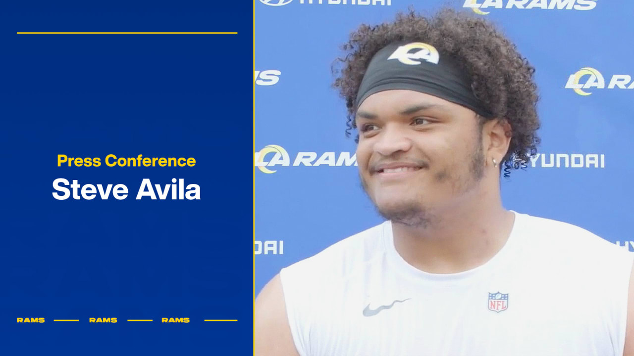 Rams guard Steve Avila on impressions of new teammates, how transition ...