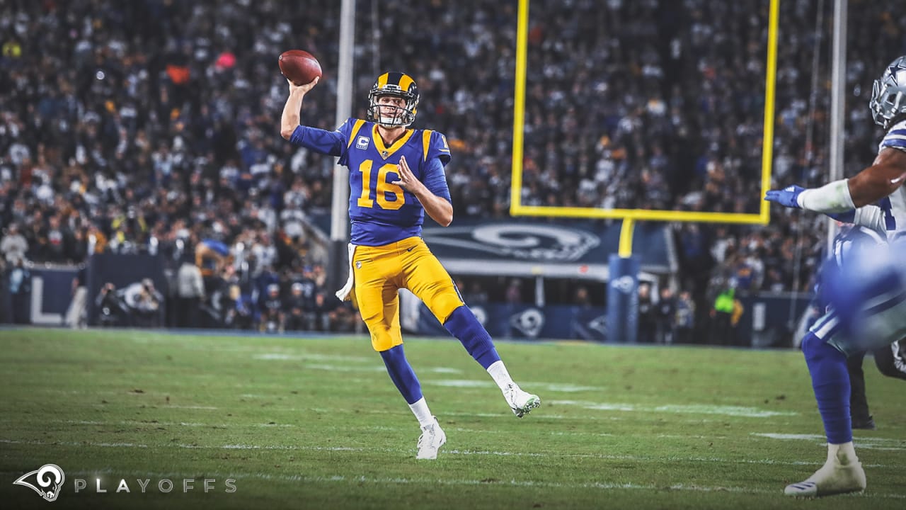 Goff makes plays with his arm and his legs to help L.A. advance to NFC ...