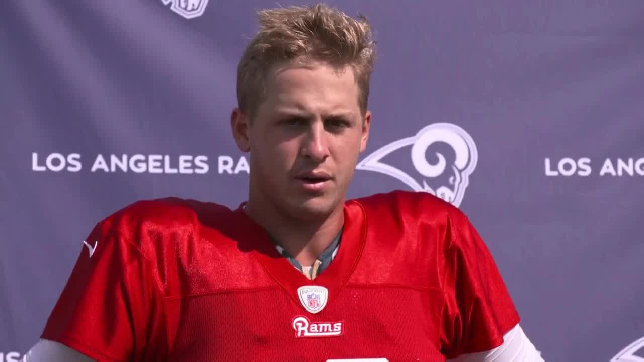 Goff on benefit of joint practices during training camp