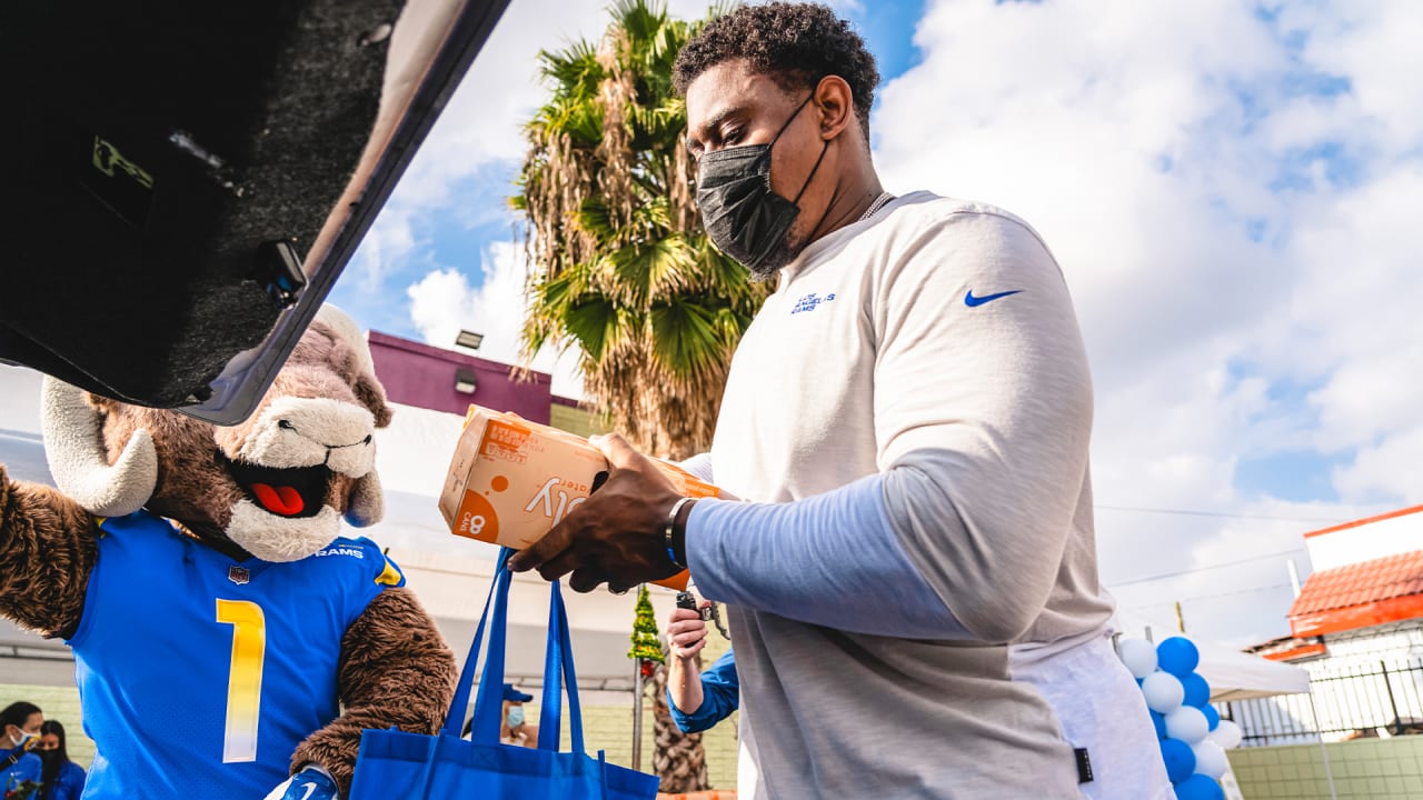 Rams DL Sebastian Joseph-Day helps tackle food insecurity in Southern ...