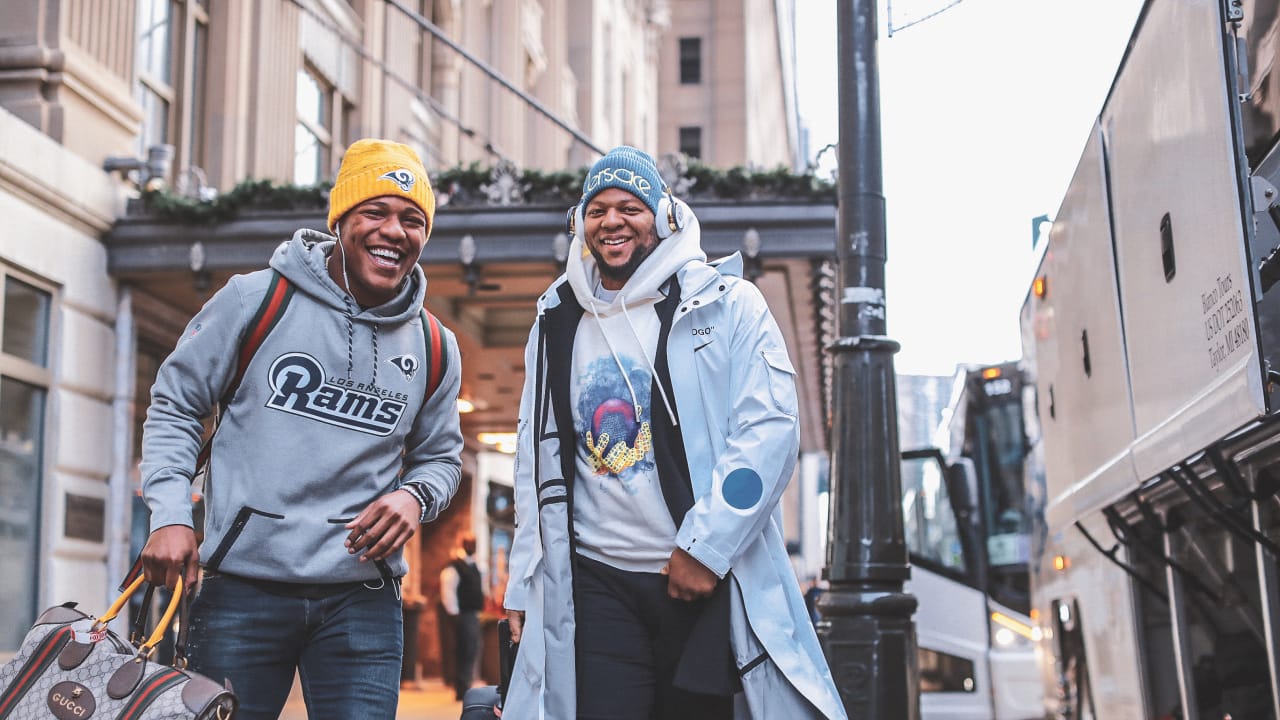 PHOTOS: Rams Arrive at Ford Field