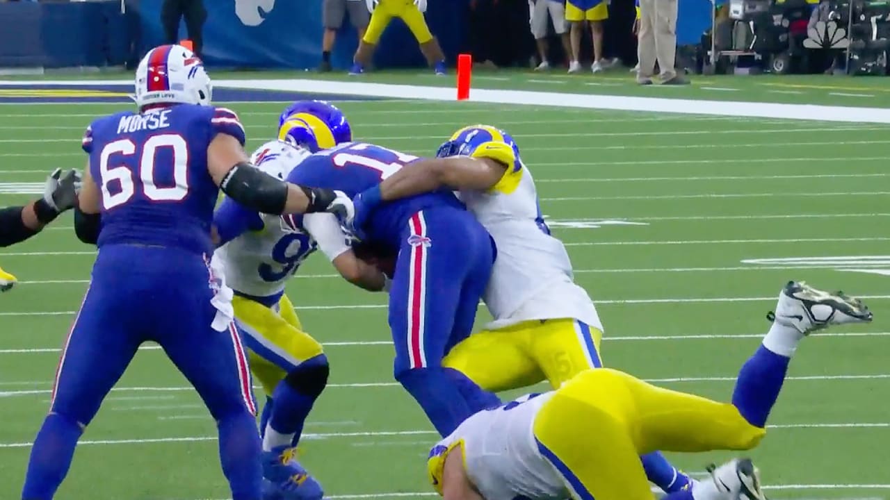 Los Angeles Rams linebacker Bobby Wagner sacks Buffalo Bills ...