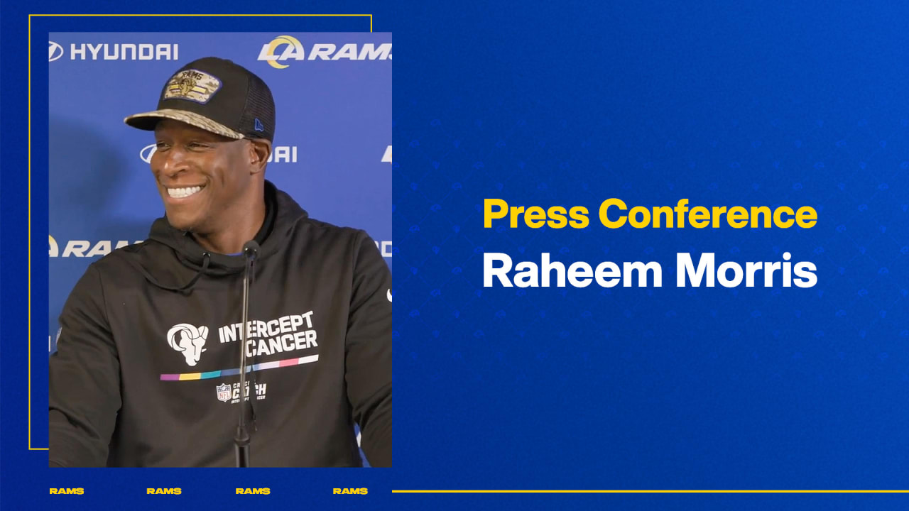 Rams defensive coordinator Raheem Morris on team acquiring Baker ...