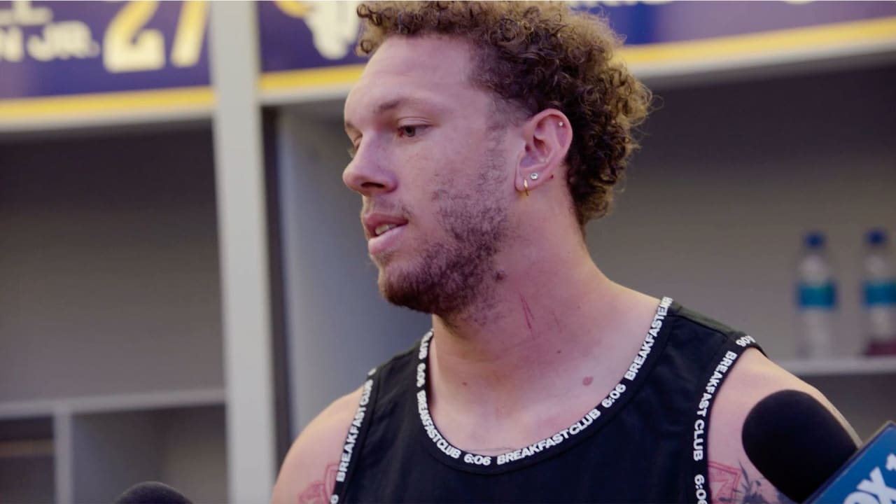 Postgame Locker Room: Rams wide receiver Jacob Harris on returning to ...