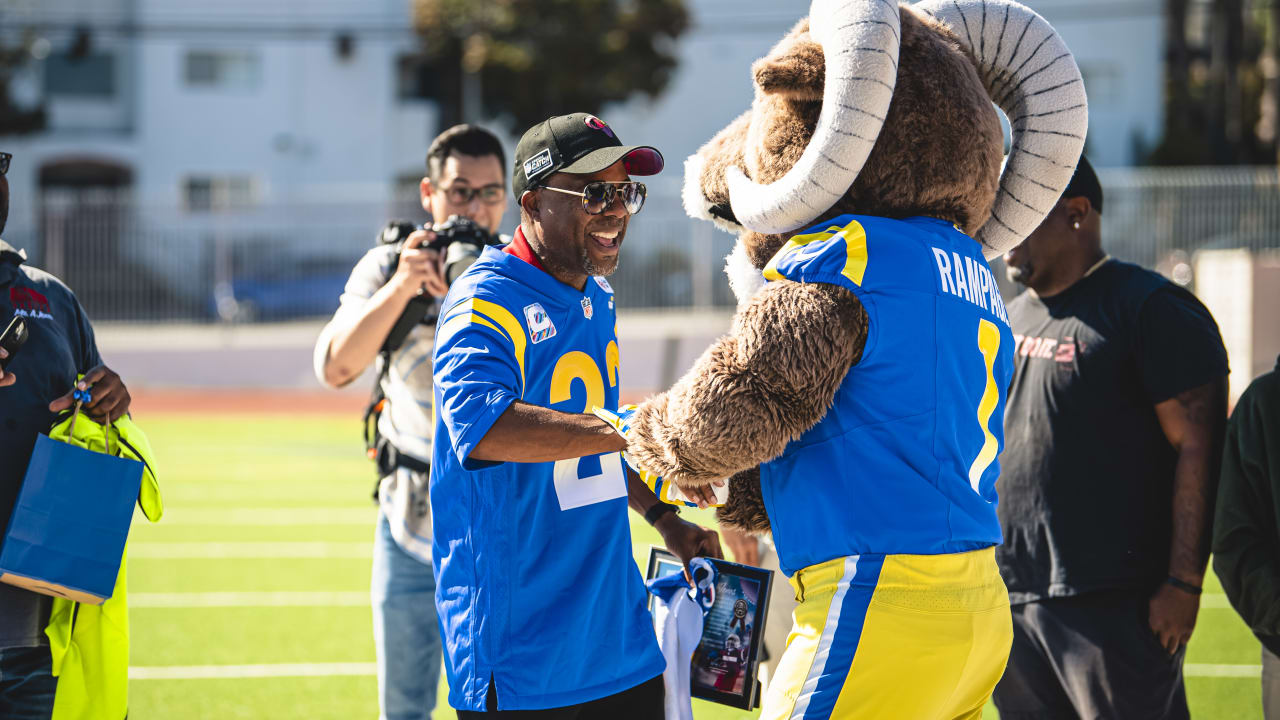 Rams WR Puka Nacua, OL Mike McAllister & LS Alex Ward honor local high ...