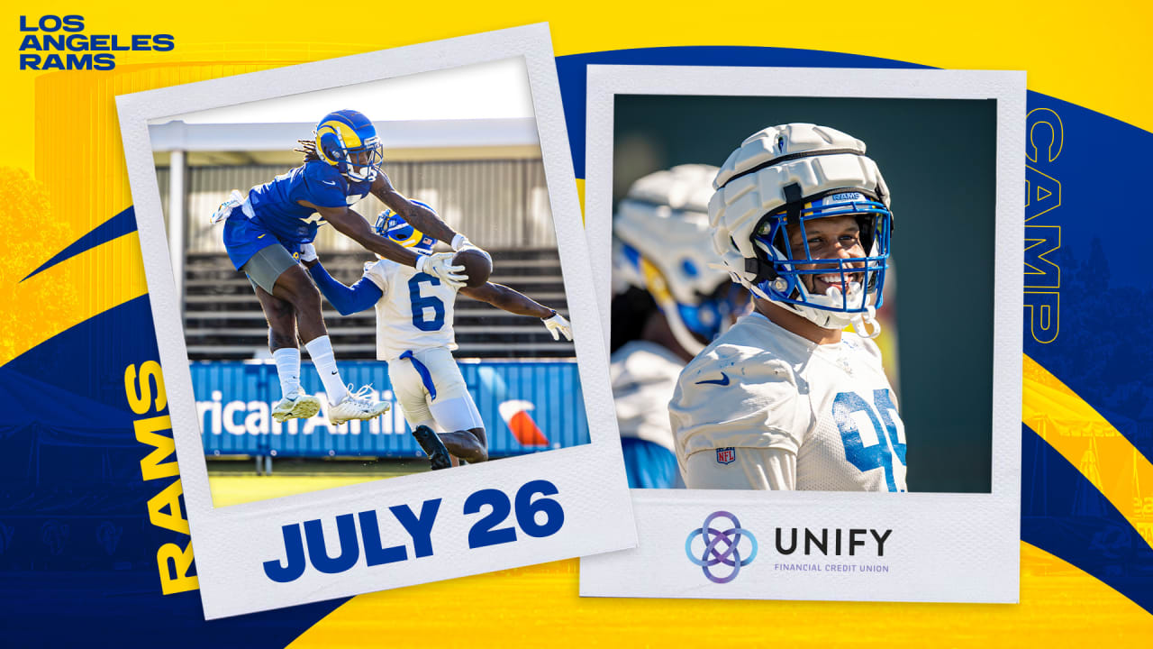 PRACTICE PHOTOS: First practice for the Rams at Training Camp