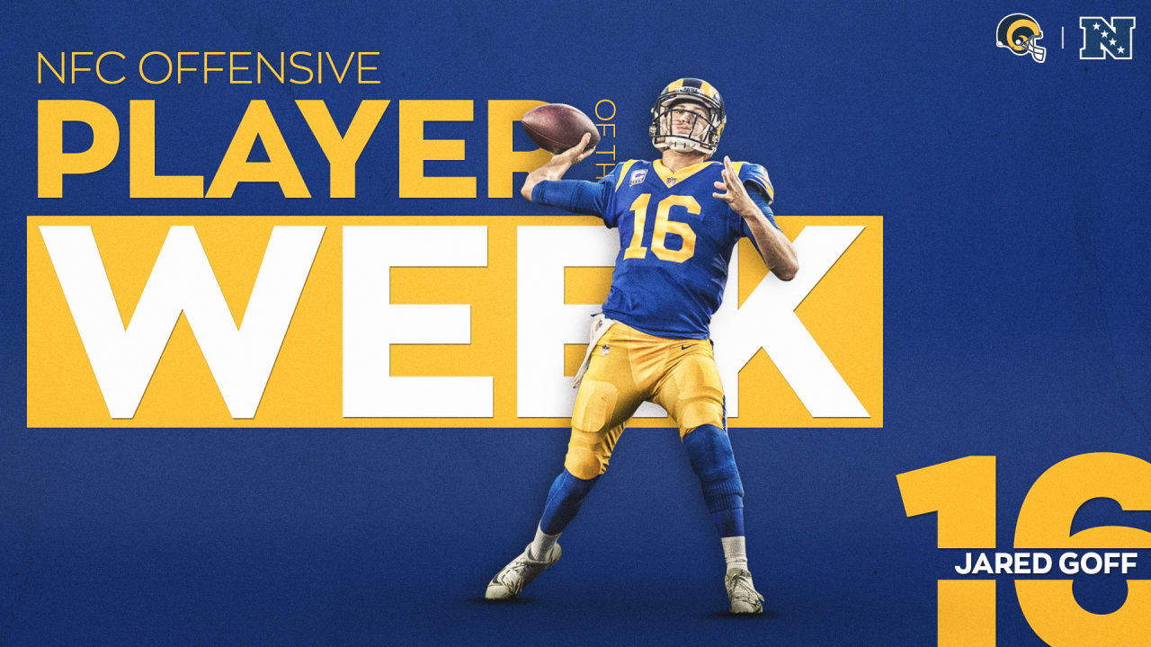 Jared Goff Named NFC Offensive Player of the Week