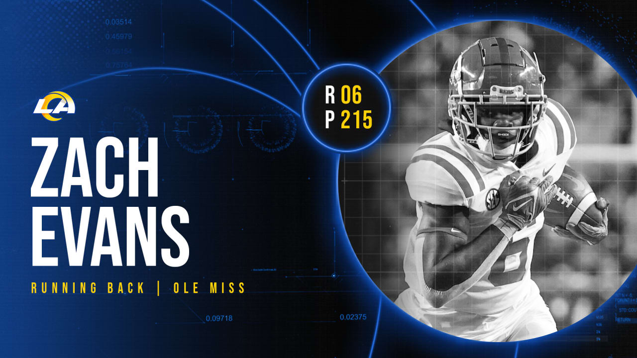 PHOTOS: Meet new Rams RB Zach Evans | 2023 NFL Draft