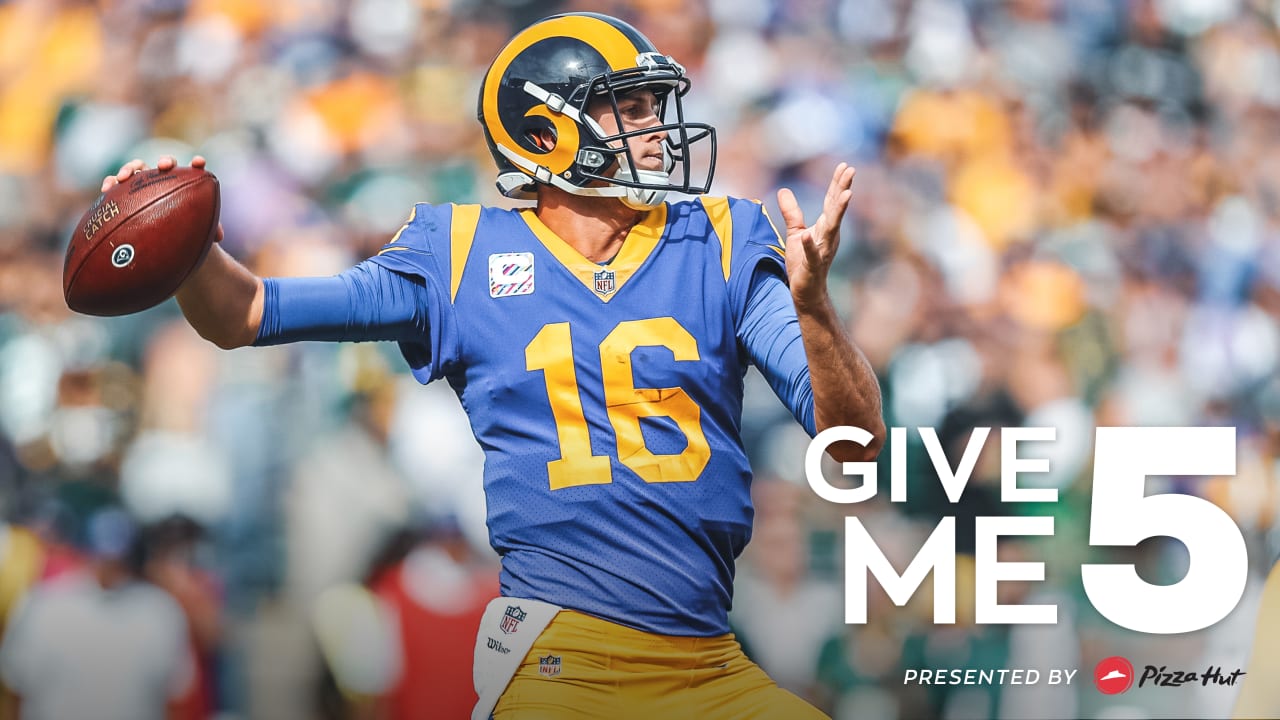 Give Me 5: Top 5 Jared Goff Throws of 2018