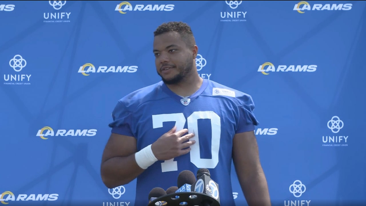 Rams offensive lineman Joe Noteboom on becoming the new starting left ...