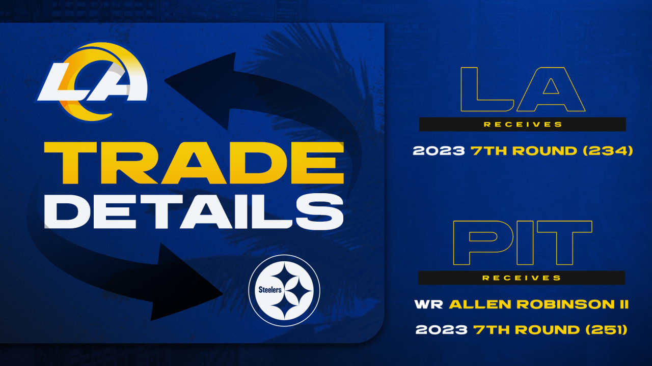 Los Angeles Rams trade wide receiver Allen Robinson II to Pittsburgh ...