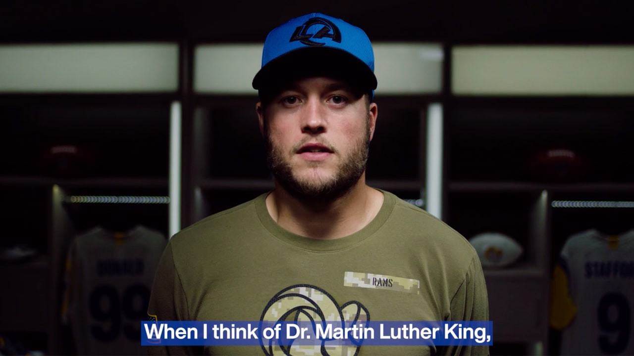 Rams players honor Dr. Martin Luther King Jr. & share the impact his ...