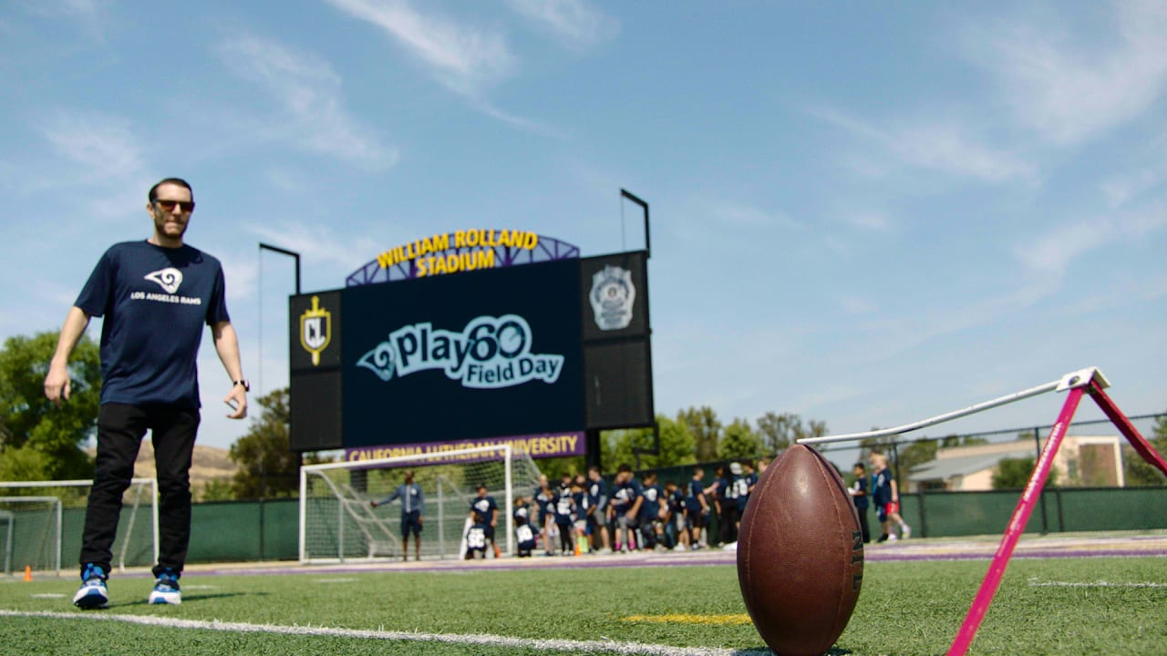 Rams host Play 60 Field Day at Cal Lutheran's William Rolland Stadium