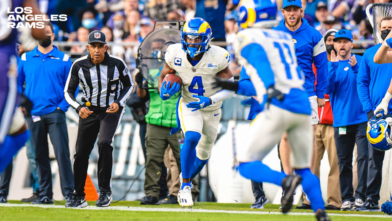 Safety Jordan Fuller's late first-half interception helps spark Rams ...