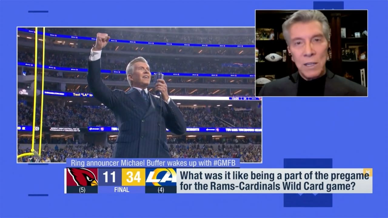 Michael Buffer talks SoFi Stadium playoff crowd: "Rams fans packed that ...