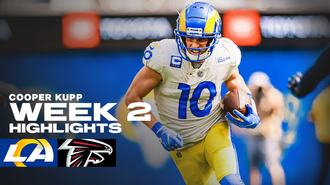 Highlights: Rams WR Cooper Kupp's best catches from 2-touchdown game in Week 2 vs. Falcons