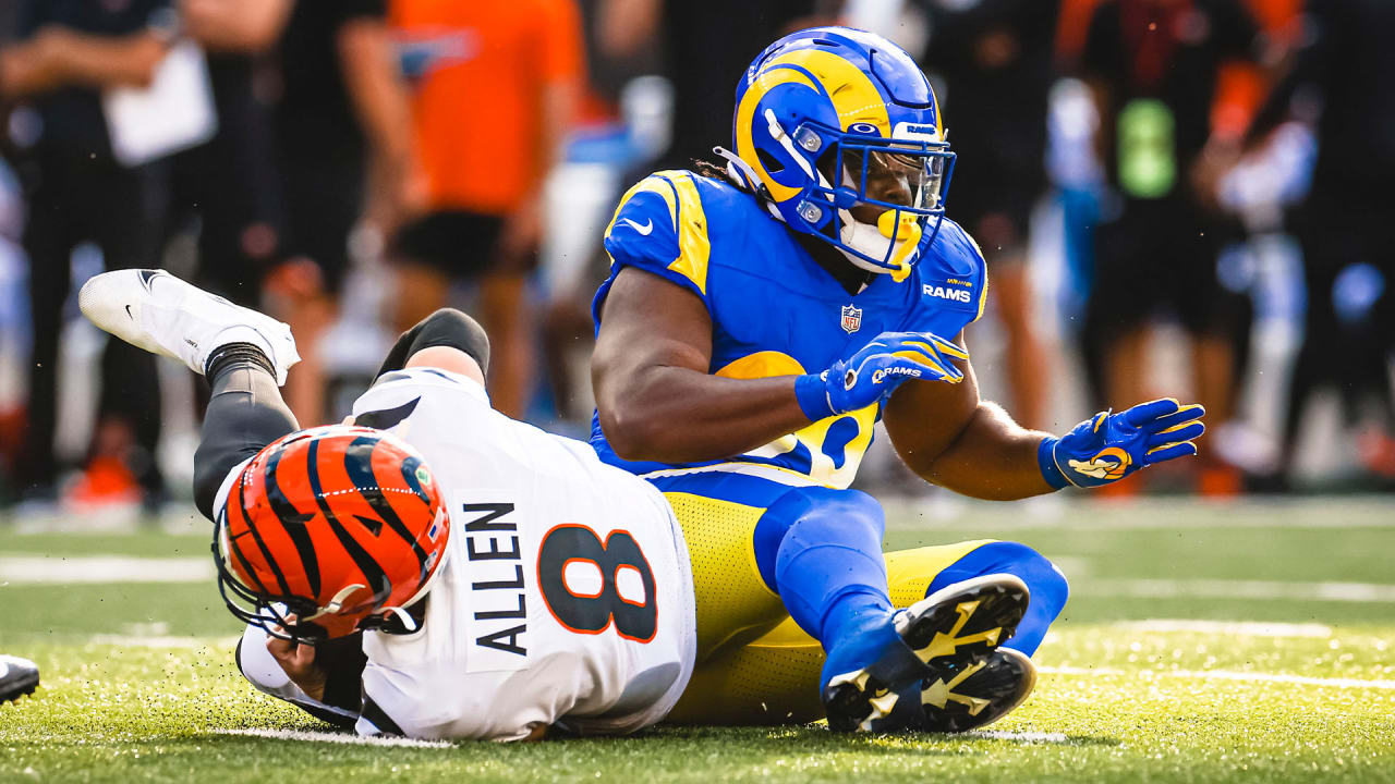 Highlights: Rams DL Keir Thomas gobbles up Bengals QB Brandon Allen for ...