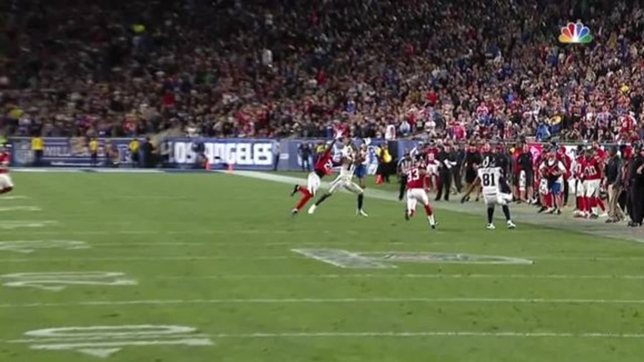 Jared Goff and Robert Wood hook up on PERFECT throw and catch