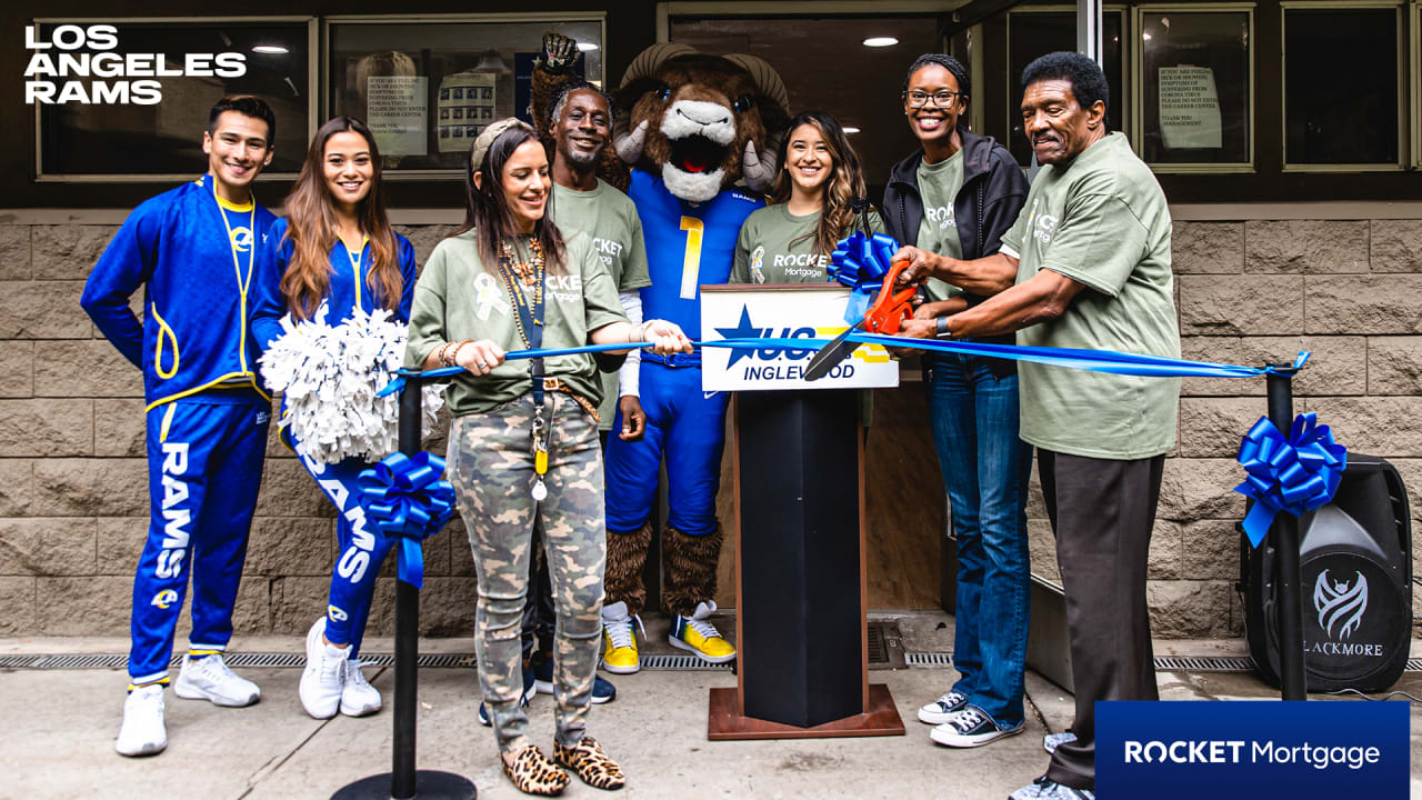 COMMUNITY PHOTOS: Rams & Rocket Mortgage renovate U.S. Veterans Center ...