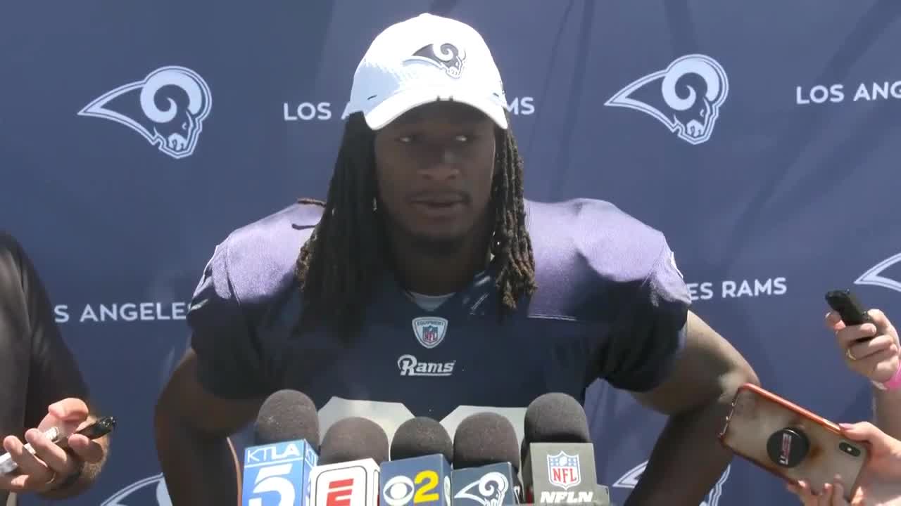 Gurley on practice with Chargers: "It was a good day"
