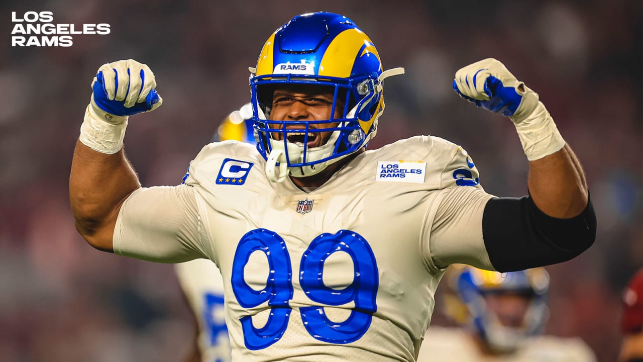 Defensive lineman Aaron Donald's dominance helps deliver Rams primetime ...