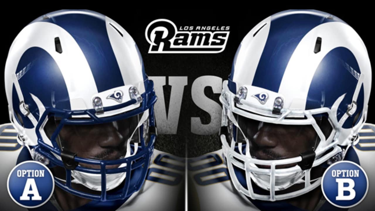 Rams Announce New Helmet with Fan Vote