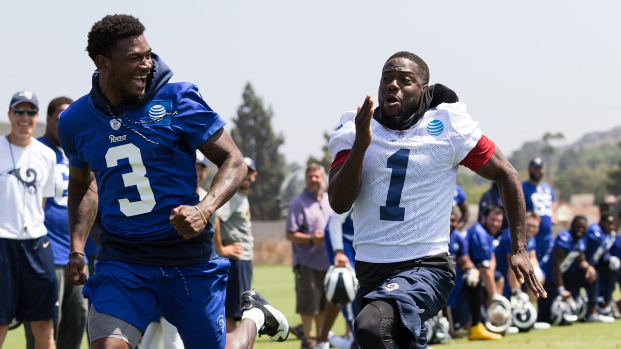 PHOTOS: Kevin Hart, Scott Eastwood at Rams Practice