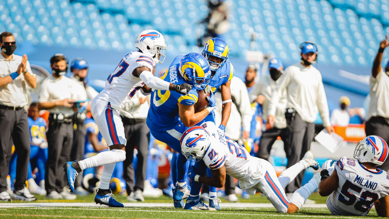 Tyler Higbee catches for a 31-yard gain
