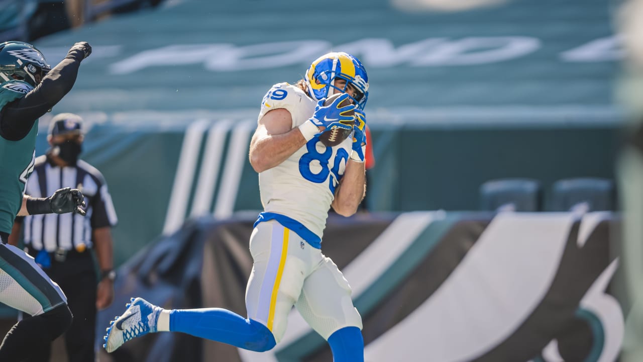 Tyler Higbee catches for a 28-yard touchdown, third TD of the day