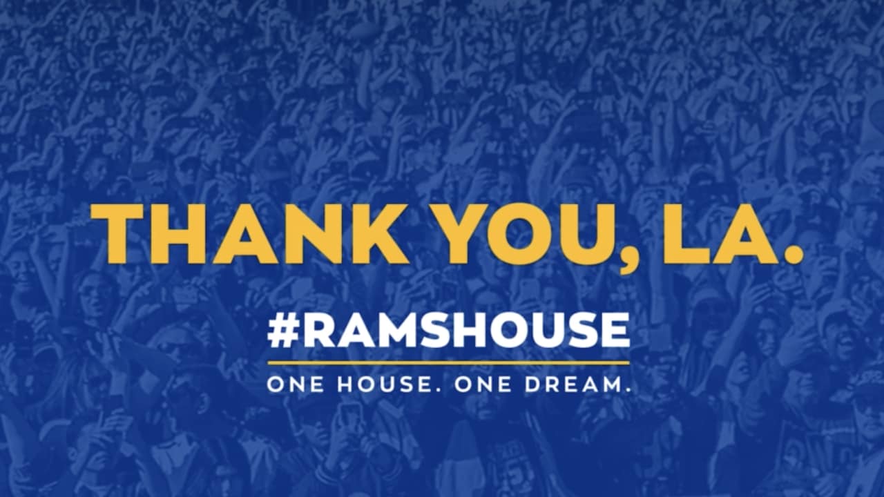 Thank you, LA. #RamsHouse
