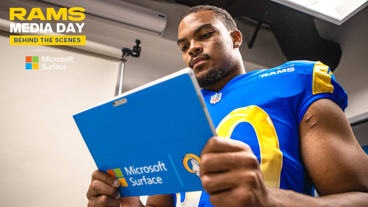 PHOTOS: Rams hold Media Day session ahead of 2021 regular season ...