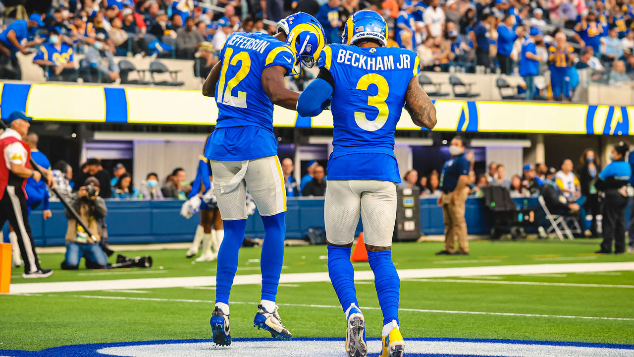 Highlights: Rams WR Van Jefferson finds open spot in end zone for toe ...