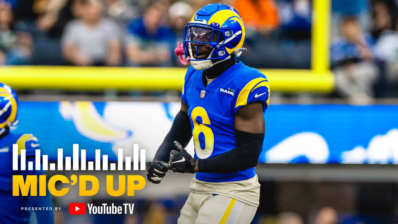 Los Angeles Rams Mic'd Up | Rookie cornerback Derion Kendrick Mic’d Up ...