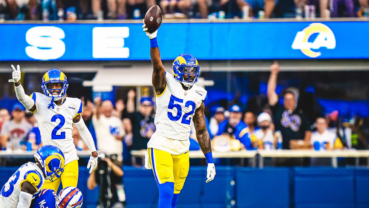 Los Angeles Rams linebacker Terrell Lewis interception | Week 1 vs ...