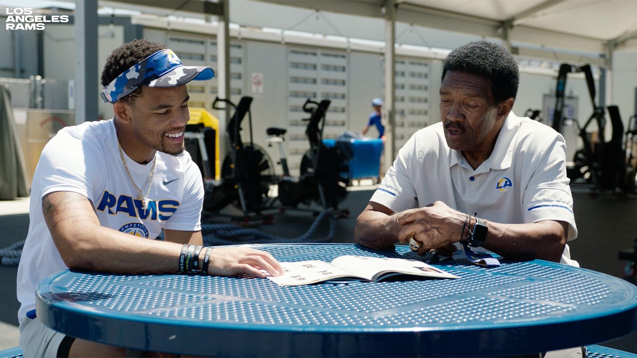 Rams Legend Harold Jackson imparts some wisdom on rookie Cobie Durant ...