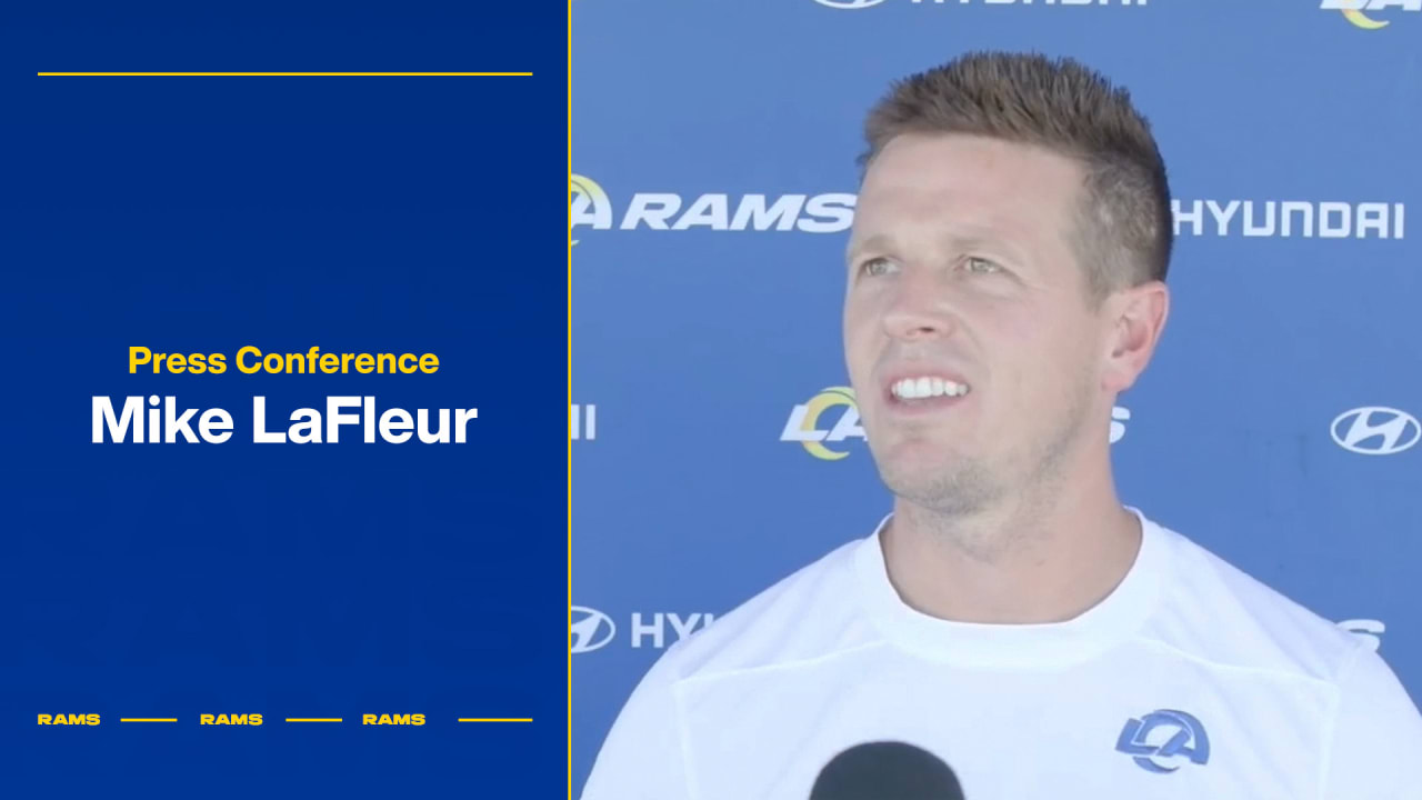 Los Angeles Rams offensive coordinator Mike LaFleur on Stetson Bennett ...