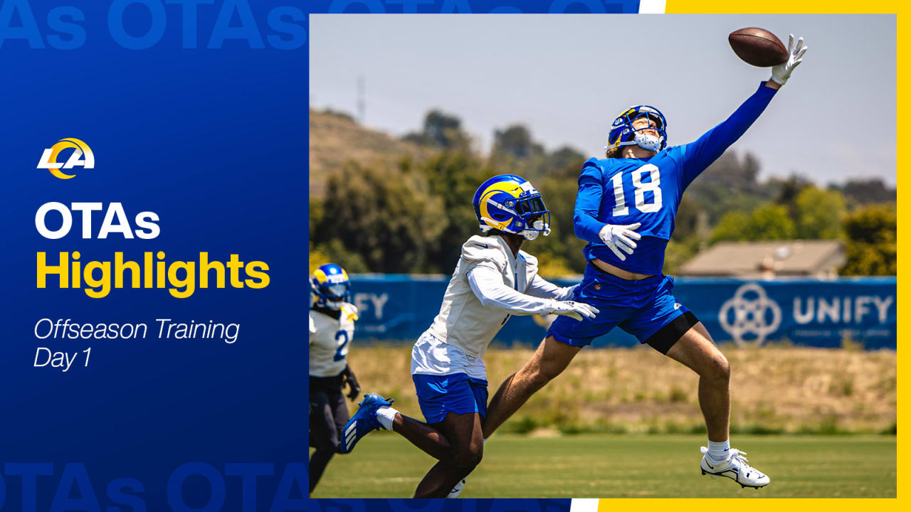 Los Angeles Rams OTAs Day 1 Highlights - Offseason training is ...