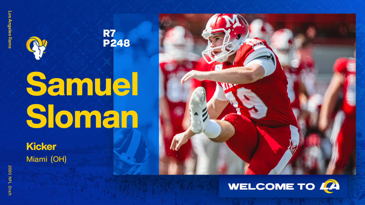 2020 NFL Draft: Kicker Samuel Sloman, Miami (OH), Round 7, Pick 248