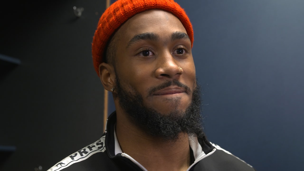 Johnson talks the NFC Championship win and his interception