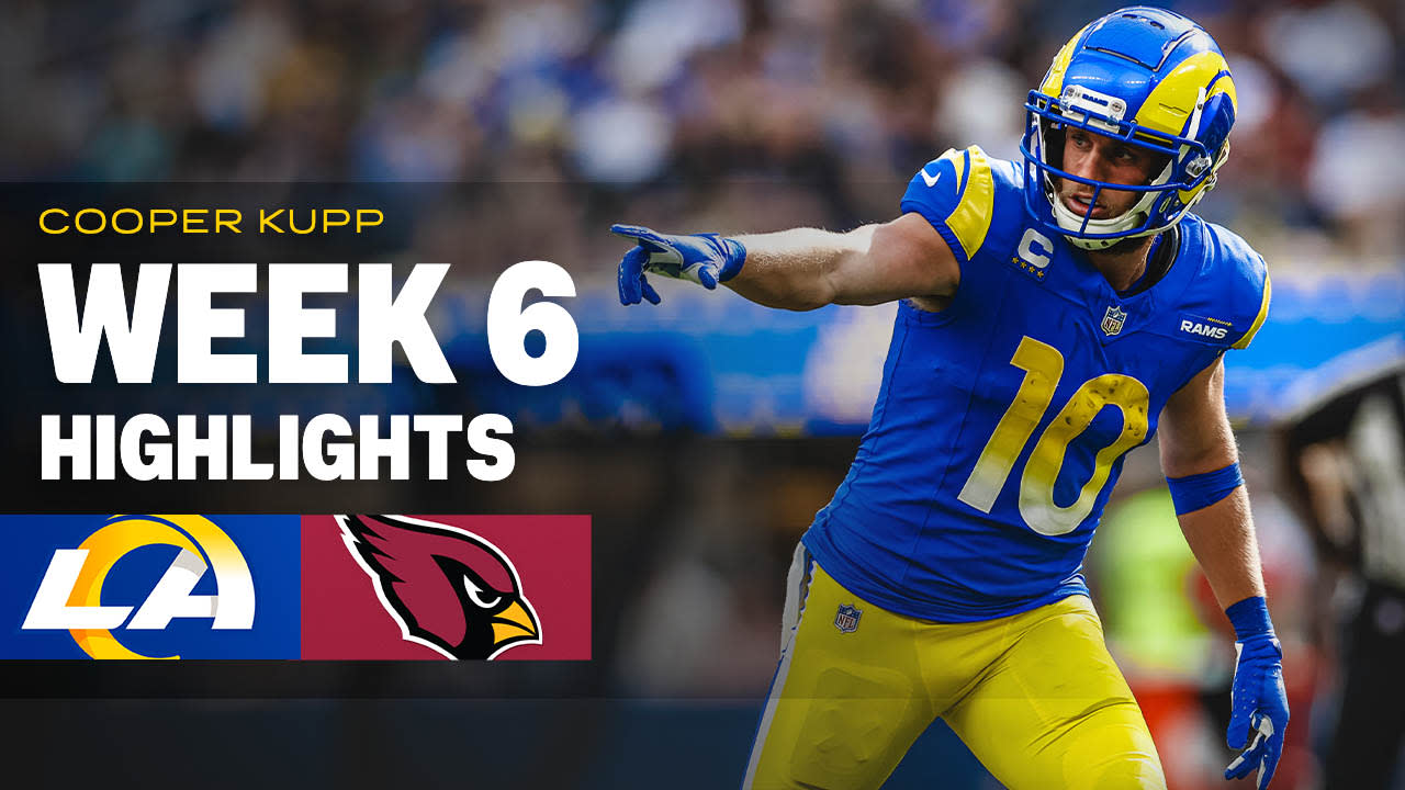 Los Angeles Rams wide receiver Cooper Kupp highlights from 148-yard game vs. Arizona Cardinals ...