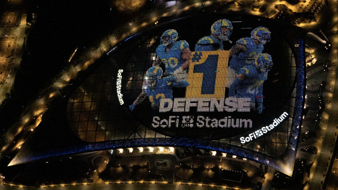 SoFi Stadium sends a message to the divisional bound Los Angeles Rams!