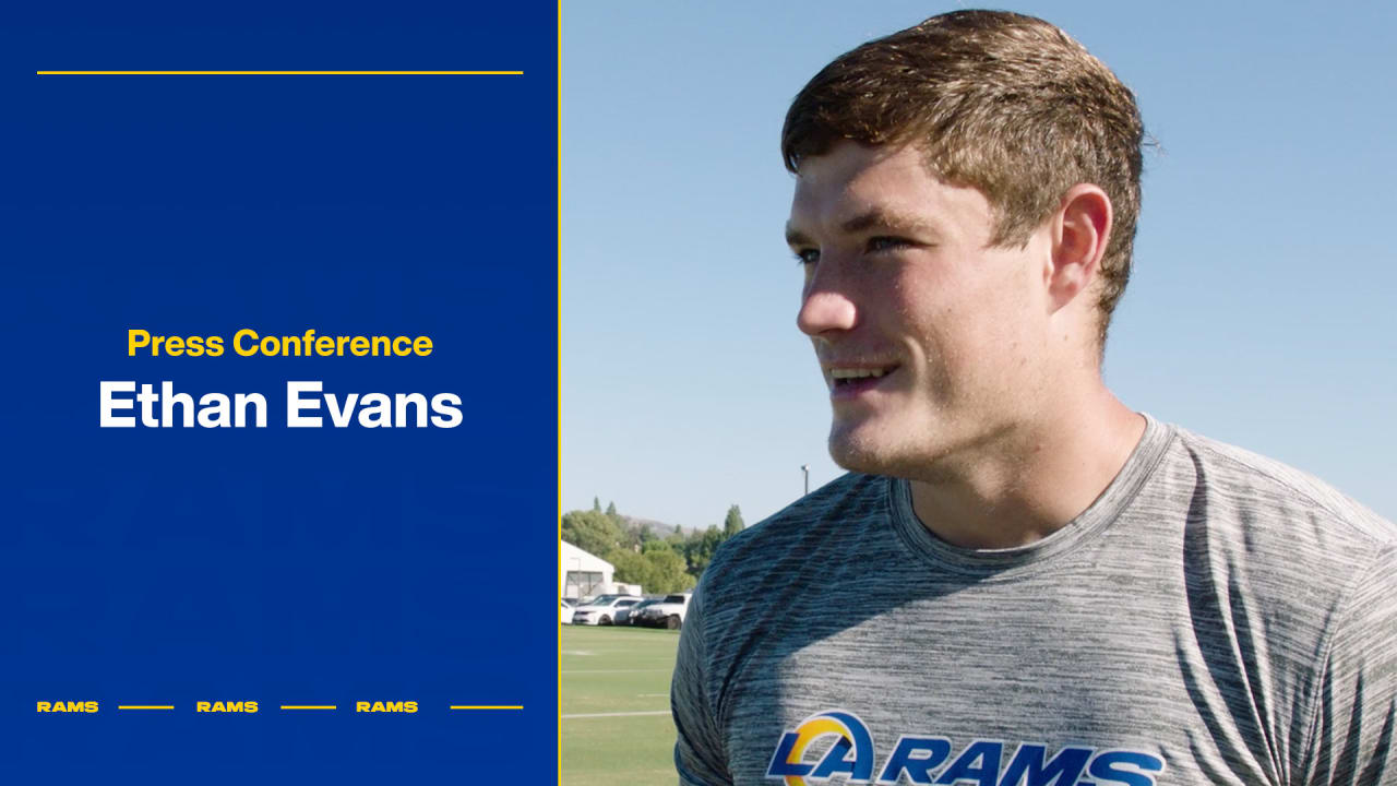 Los Angeles Rams Press Conference | Punter Ethan Evans talks takeaways ...