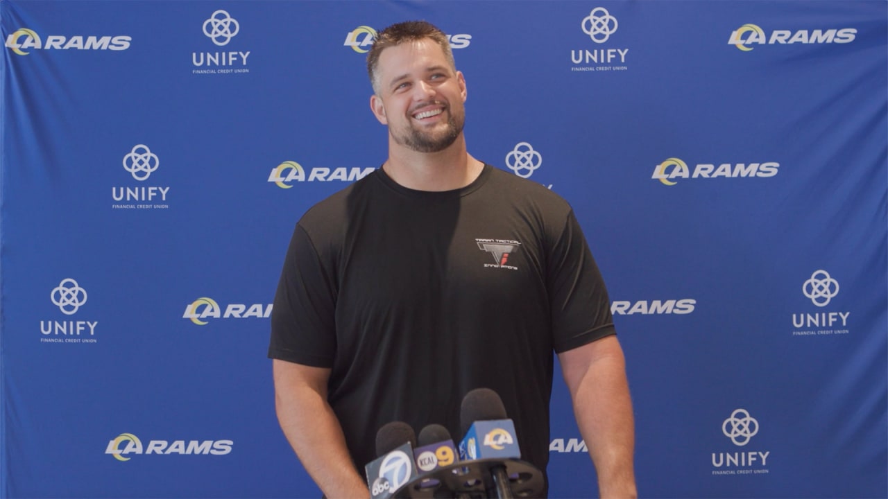 Offensive lineman Rob Havenstein talks mentoring young Rams offensive ...