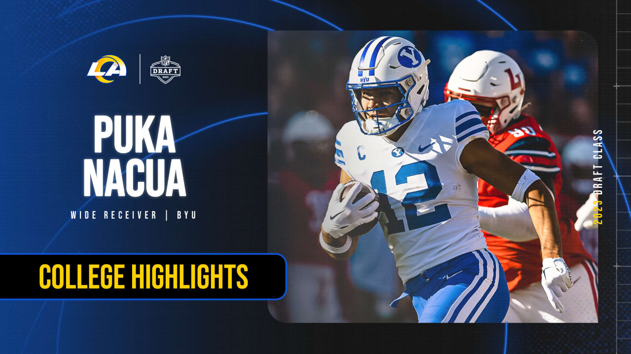 HIGHLIGHTS: Plays from wide receiver Puka Nacua’s time at BYU | 2023 NFL Draft