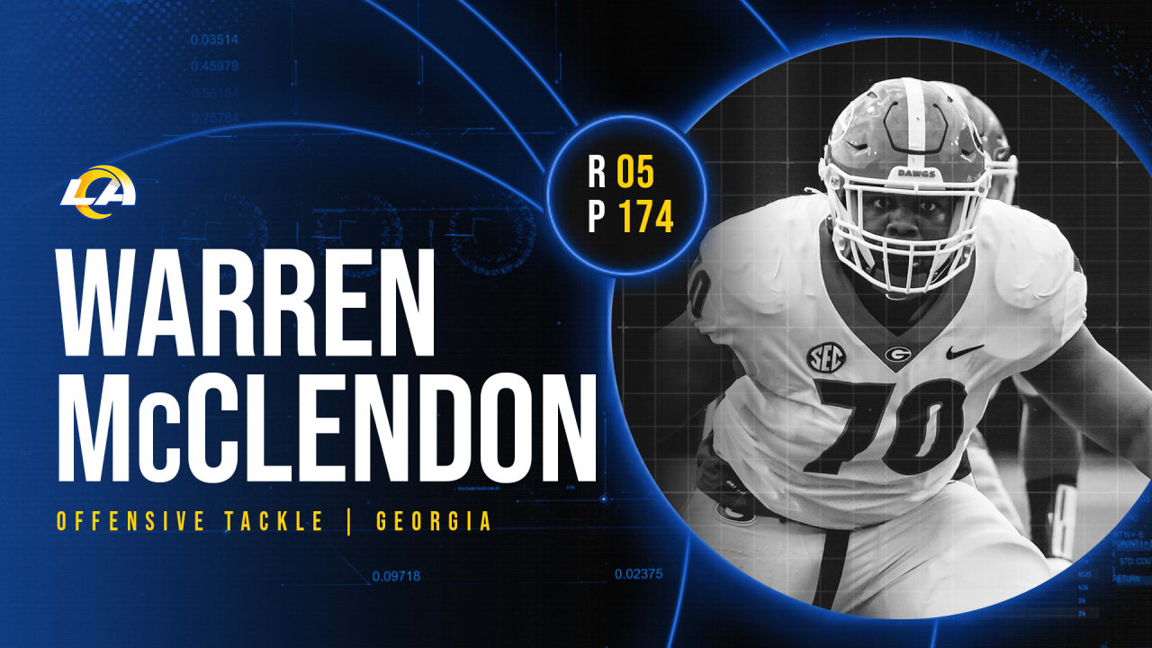 PHOTOS: Meet new Rams OT Warren McClendon Jr. | 2023 NFL Draft