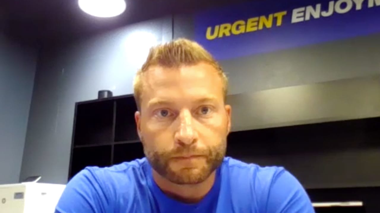 Rams head coach Sean McVay on injury updates on offensive guard Logan ...