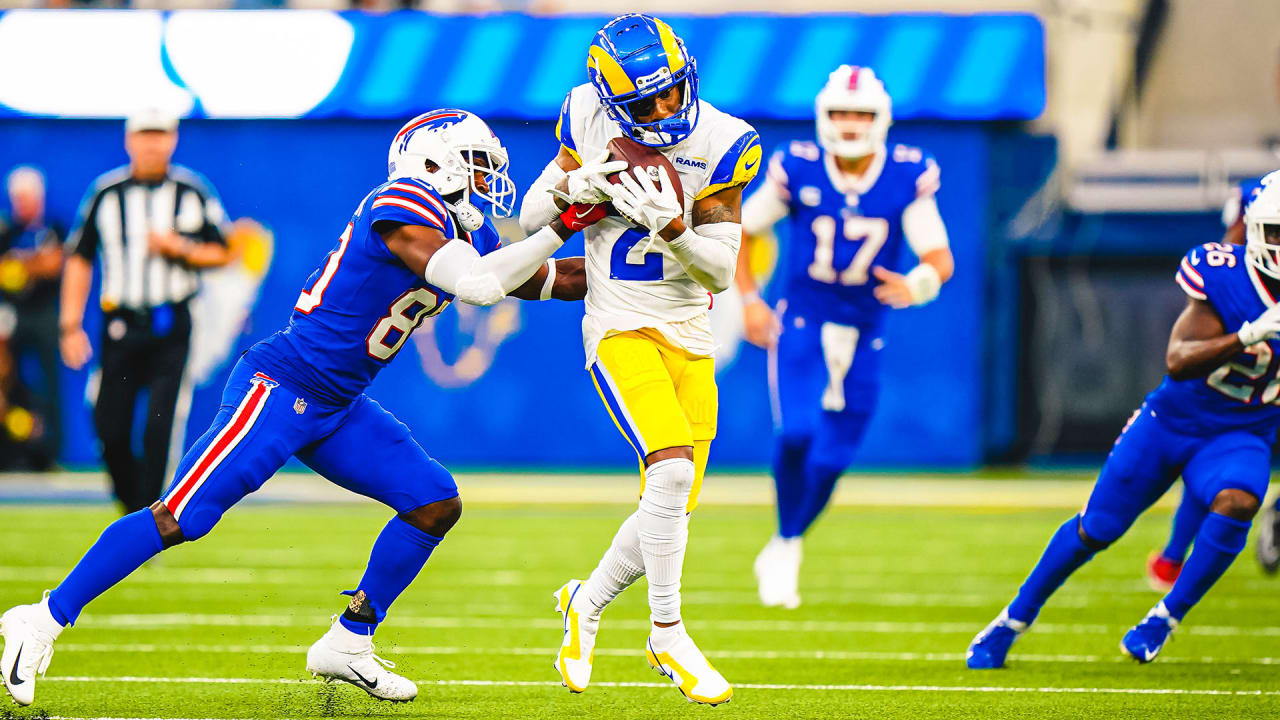 Los Angeles Rams cornerback Troy Hill intercepts Buffalo Bills ...