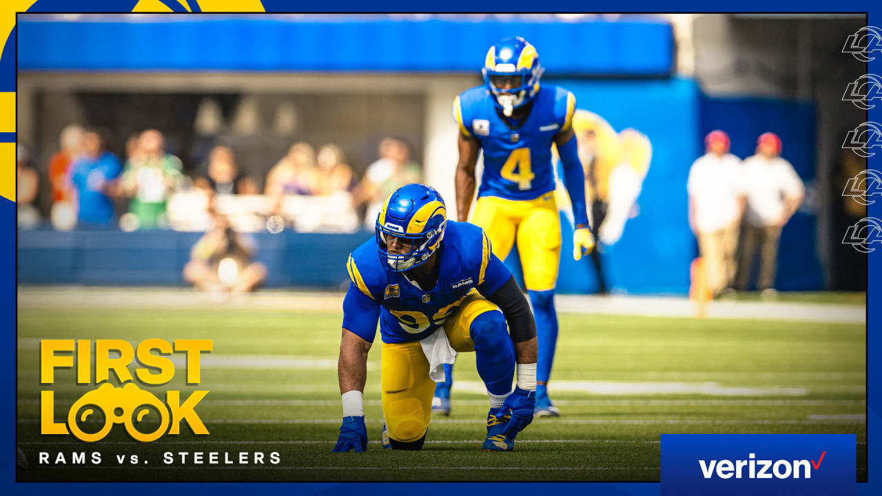 First Look: Rams close out three-game homestand hosting Steelers